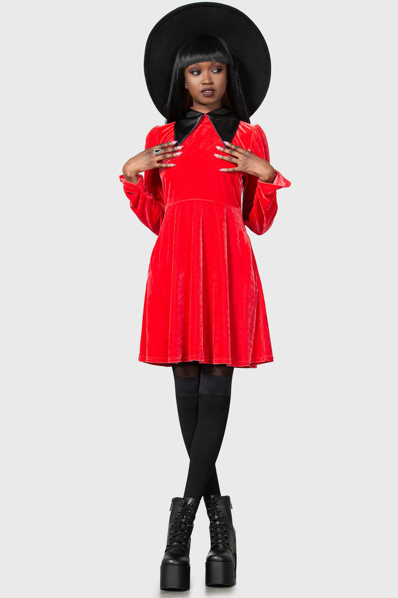 Cathedral II Skater Dress [RED] | Killstar