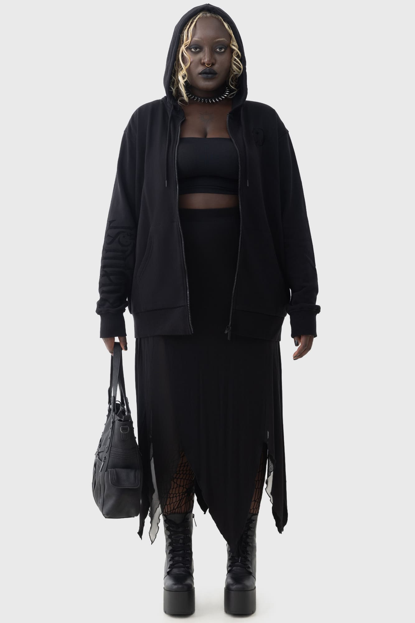 Kihilist Oversized Hoodie [PLUS] | Killstar