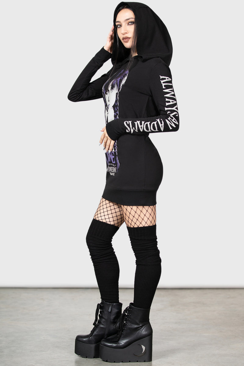 No-Hug Zone Longline Hoodie | Killstar