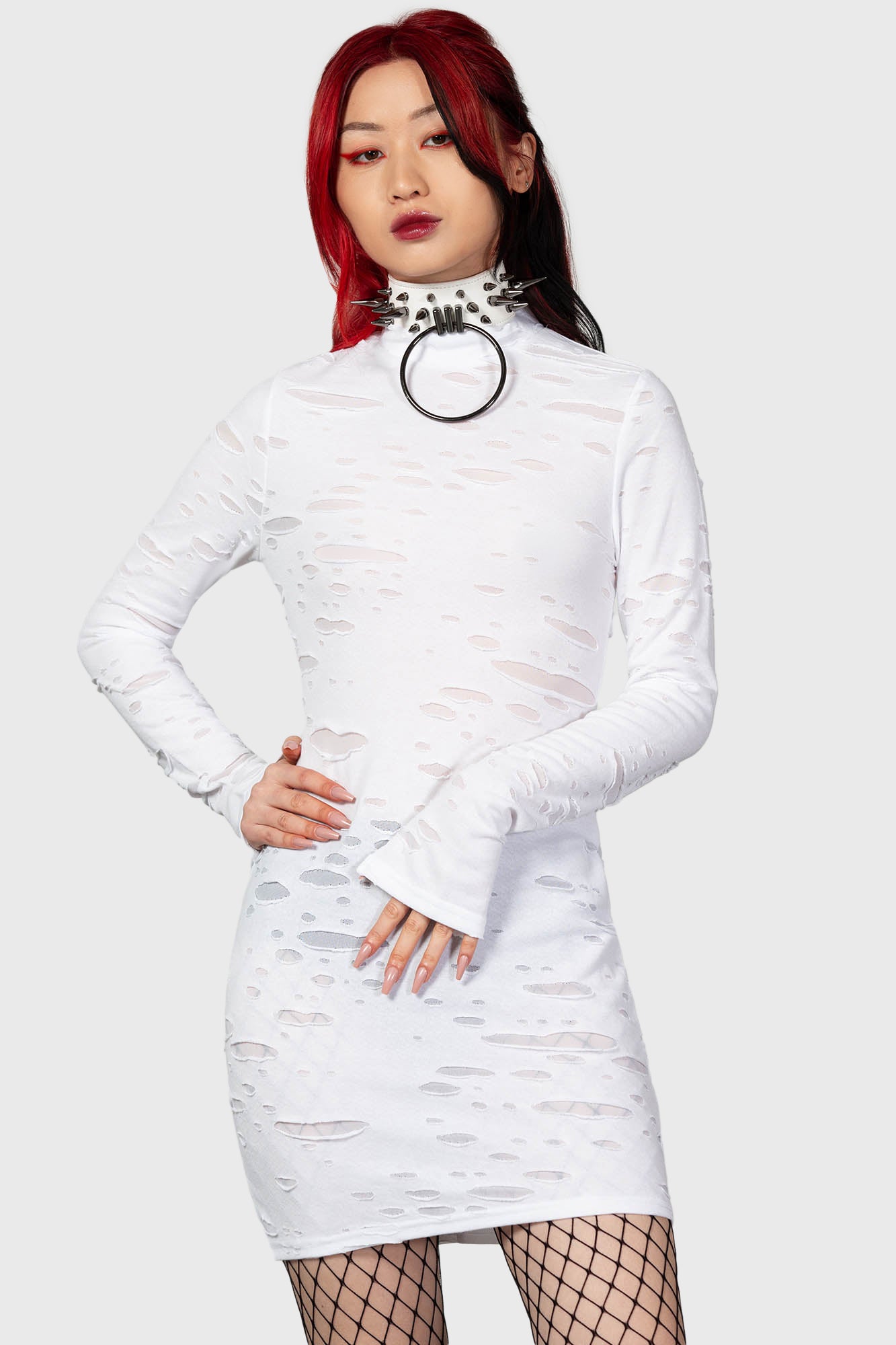 Illuminated Demon Long Sleeve Dress | Killstar